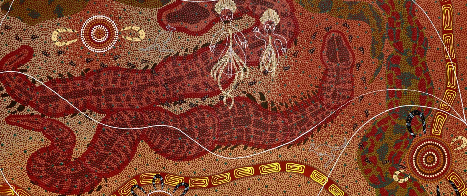 Spirit of Dajarra – 62cm x 31cm – Gawura Gallery